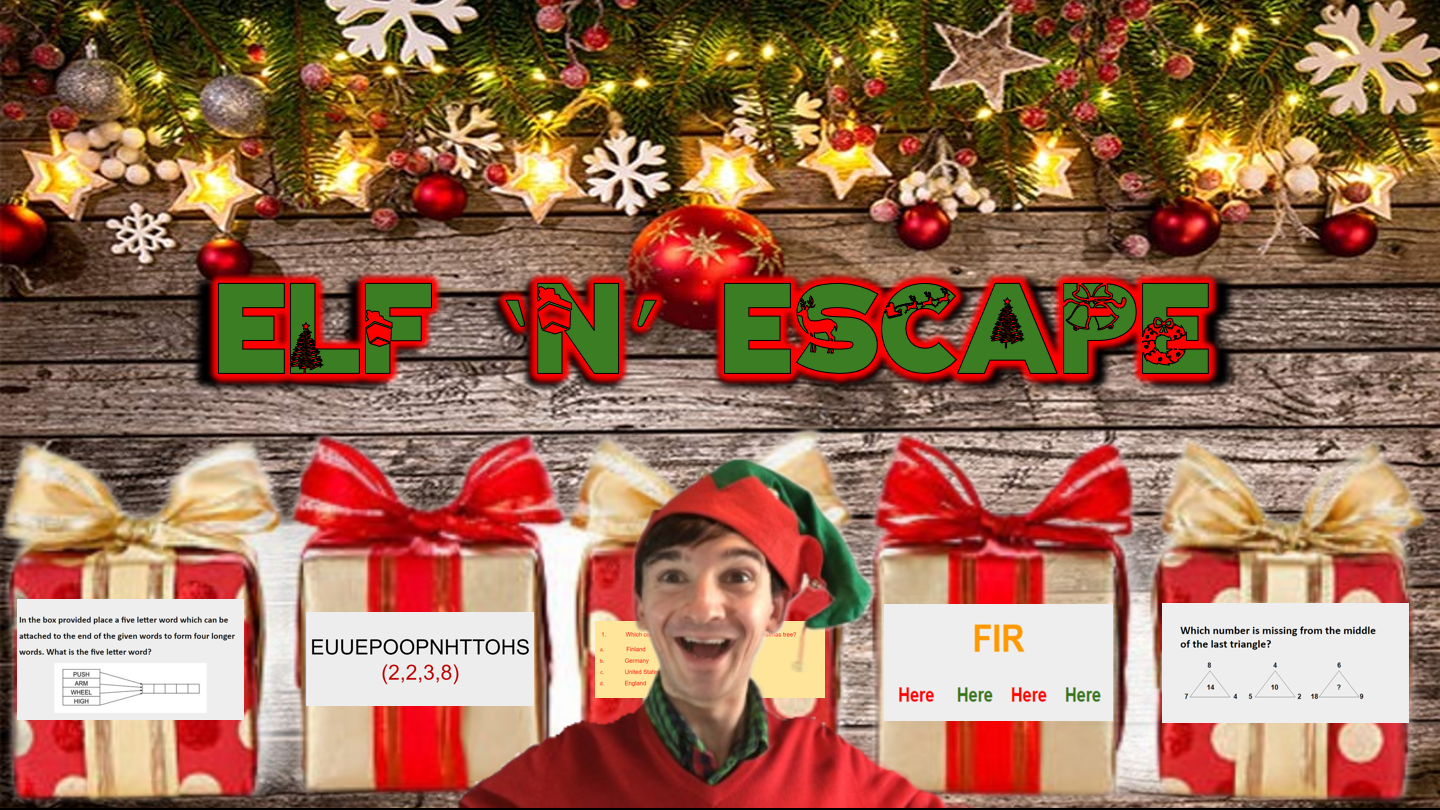 Elf Escape Challenge | Virtual Christmas Team Game